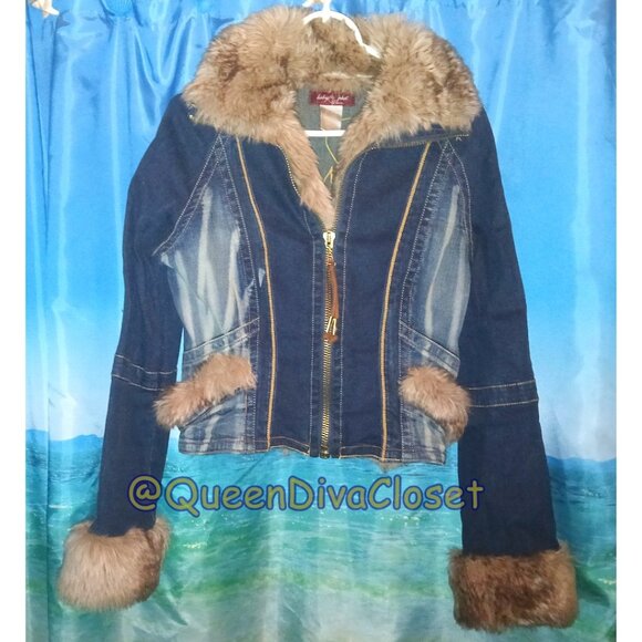 Baby Phat | Jackets & Coats | Vintage Baby Phat Medium Wash Dark Denim ...